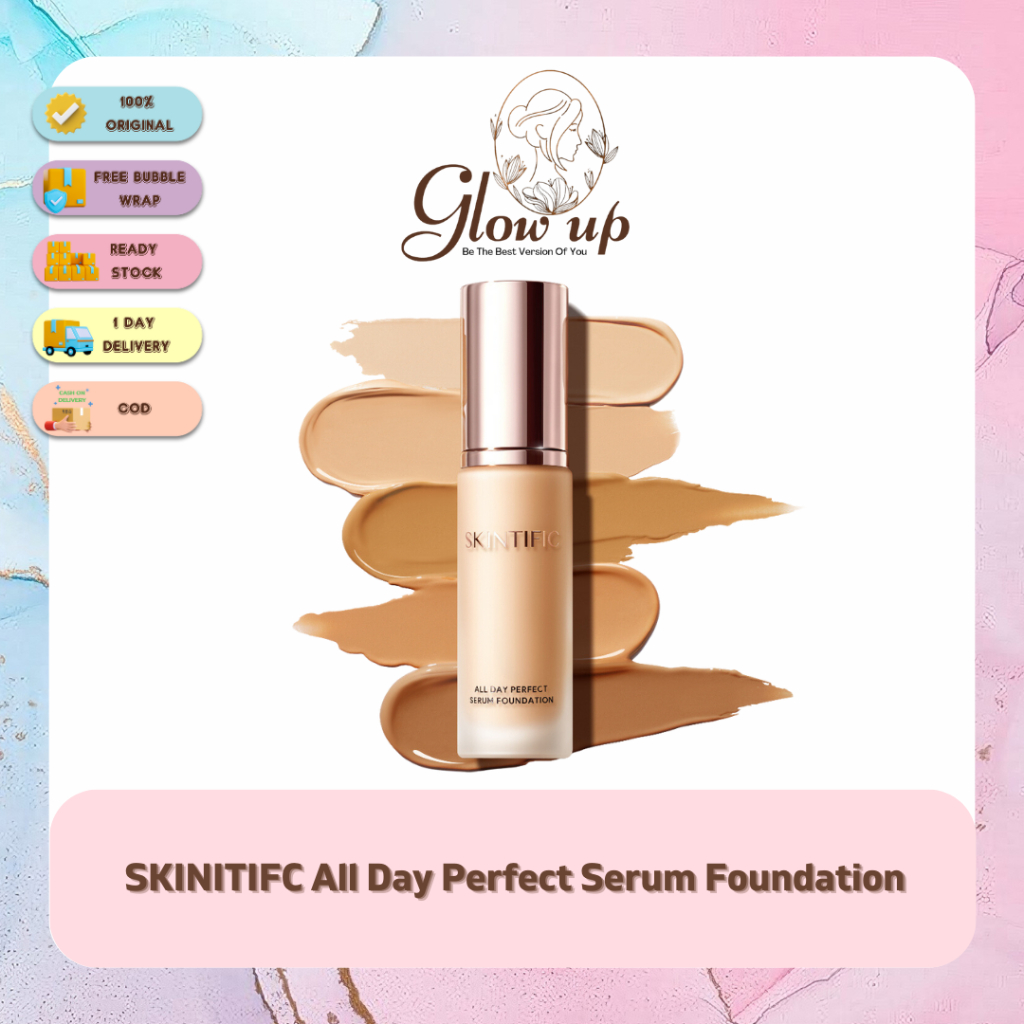 Jual [Baru] SKINTIFIC All Day Perfect Serum Foundation Tahan Lama 24 ...