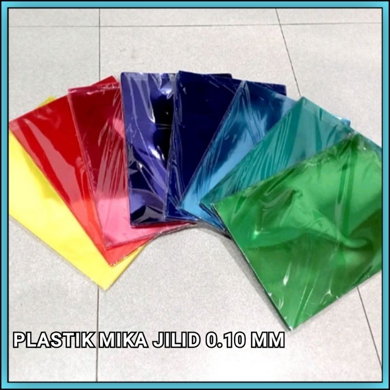 Jual Plastik Mika Jilid Buku Folio 0.10 mm / Mika Jilid F4 Isi 20 ...