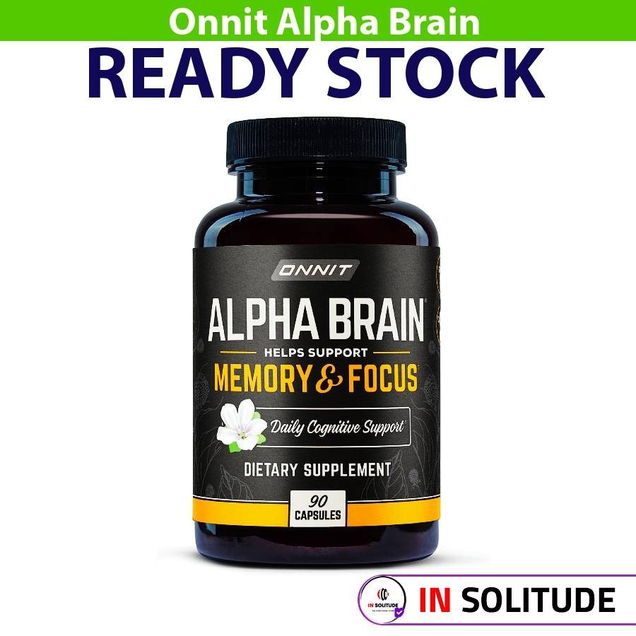 Jual Onnit Alpha Brain Memory and Focus 30 and 90 tablets Original USA ...