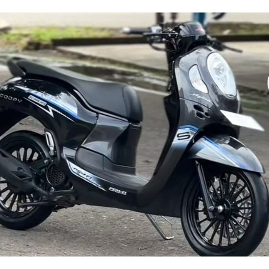 Jual STRIPING COSTUM VARIASI SCOOPY PRESTIGE 2023 BAHAN TRANSPARAN ...
