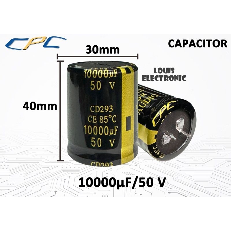 Jual CAPACITOR ELCO CPC 10000UF 50V ELVO CAPACITOR ORIGINAL ( 1 PCS ...