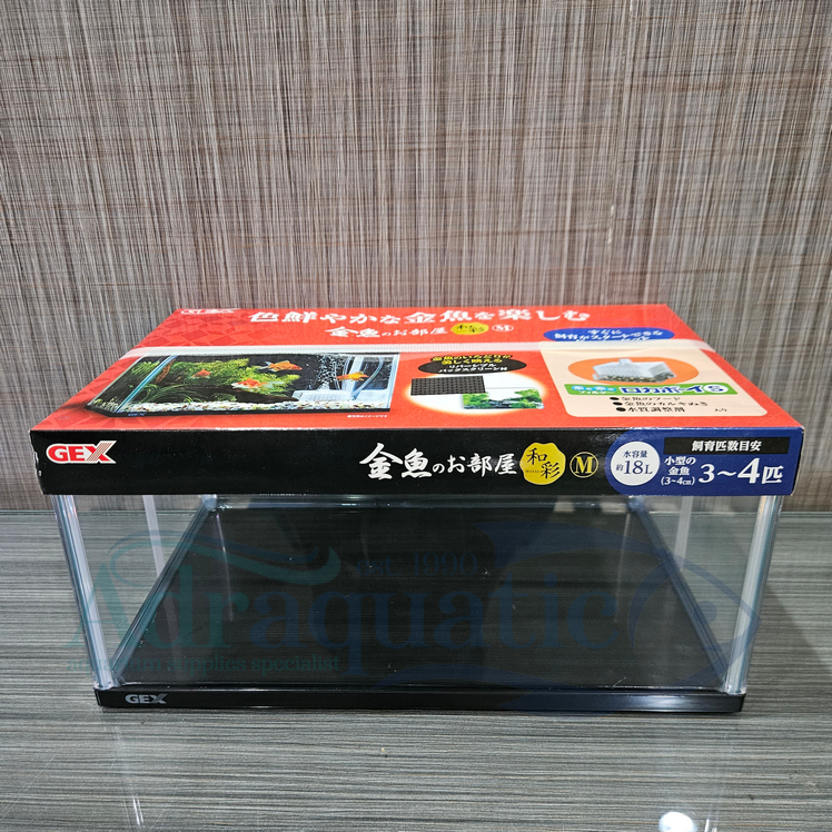 Jual AQUARIUM GEX KAME M + TUTUP UK. 36X22X17 CM AKUARIUM ACRYLIC AKRILIK | Shopee Indonesia