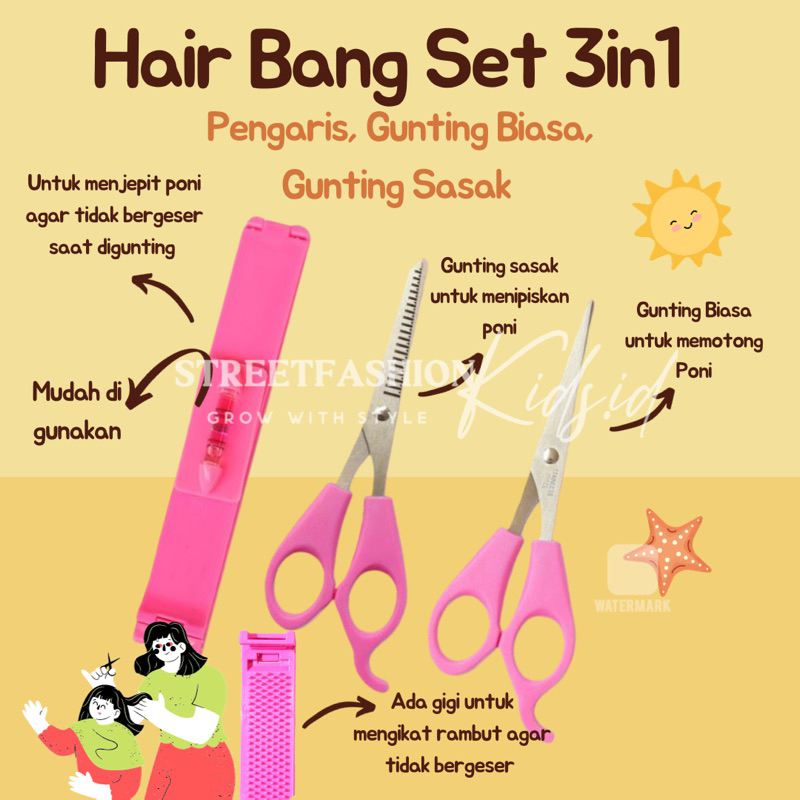 Jual STREETFASHIONKIDS.ID - ALAT GUNTING RAMBUT PONI ANAK DEWASA ...