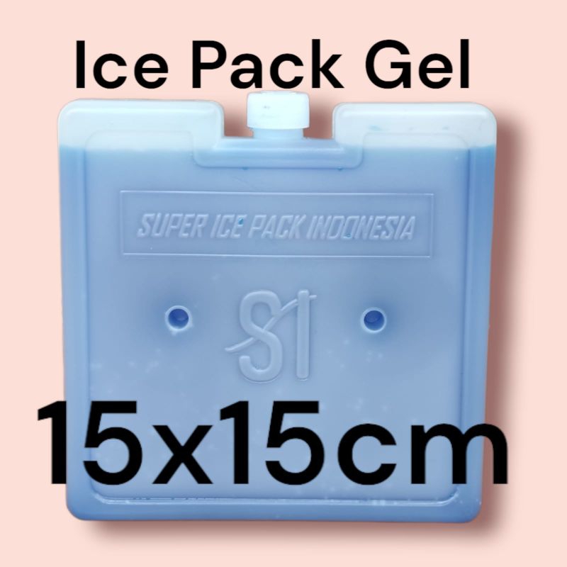 Jual Ice Pack Kotak 15×15×2,7 Blue Ice Gel Pack Pengganti Dry Ice ...