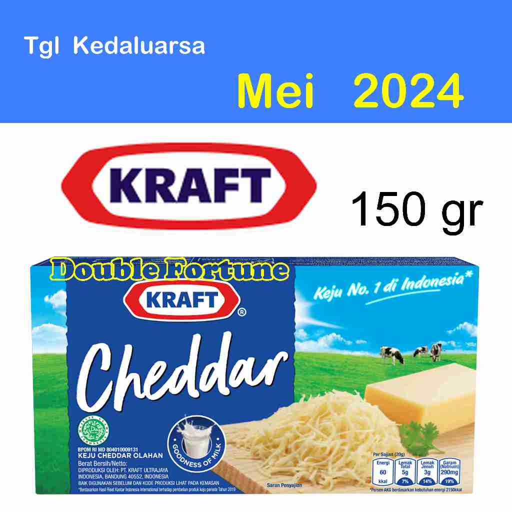 Jual KRAFT CHEDDAR CHEESE KEJU BATANG OLAHAN 150gr , | Shopee Indonesia
