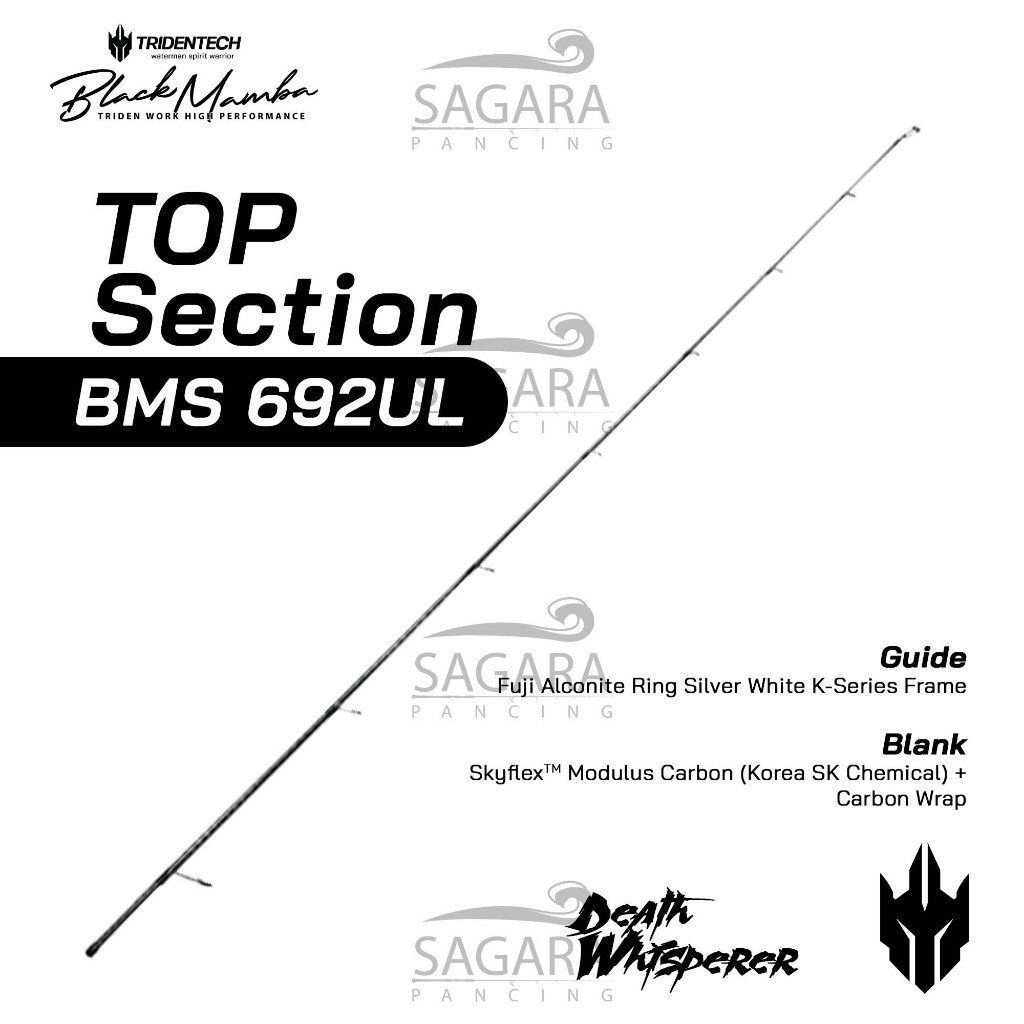 Jual Joran Tridentech Black Mamba Joran UL Joran Casting Joran Ultra Light | Shopee Indonesia