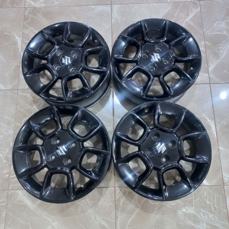 Jual VELG STANDAR SUZUKI IGNIS R15X5 PCD 4X100 ET 40 SECOND | Shopee ...