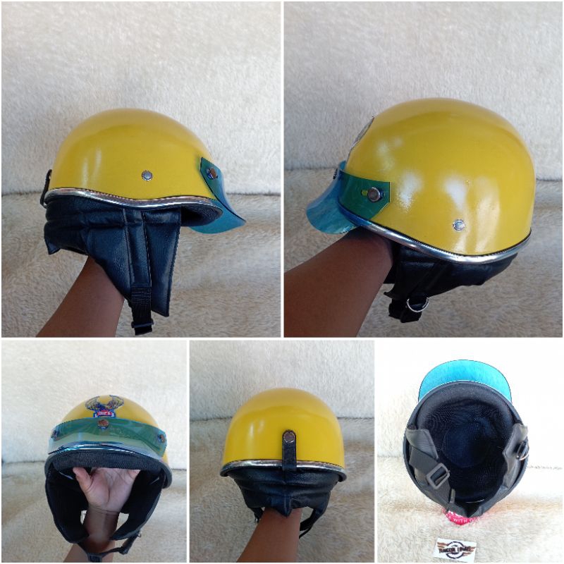 Jual helm Chips Dmi vigano kiwi KJP ori lawas retro | Shopee Indonesia