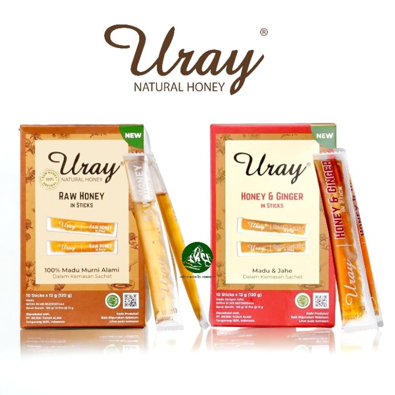 Jual MADU URAY | Natural Honey STICK | 1 BOX isi 10 sachet @12gr ...