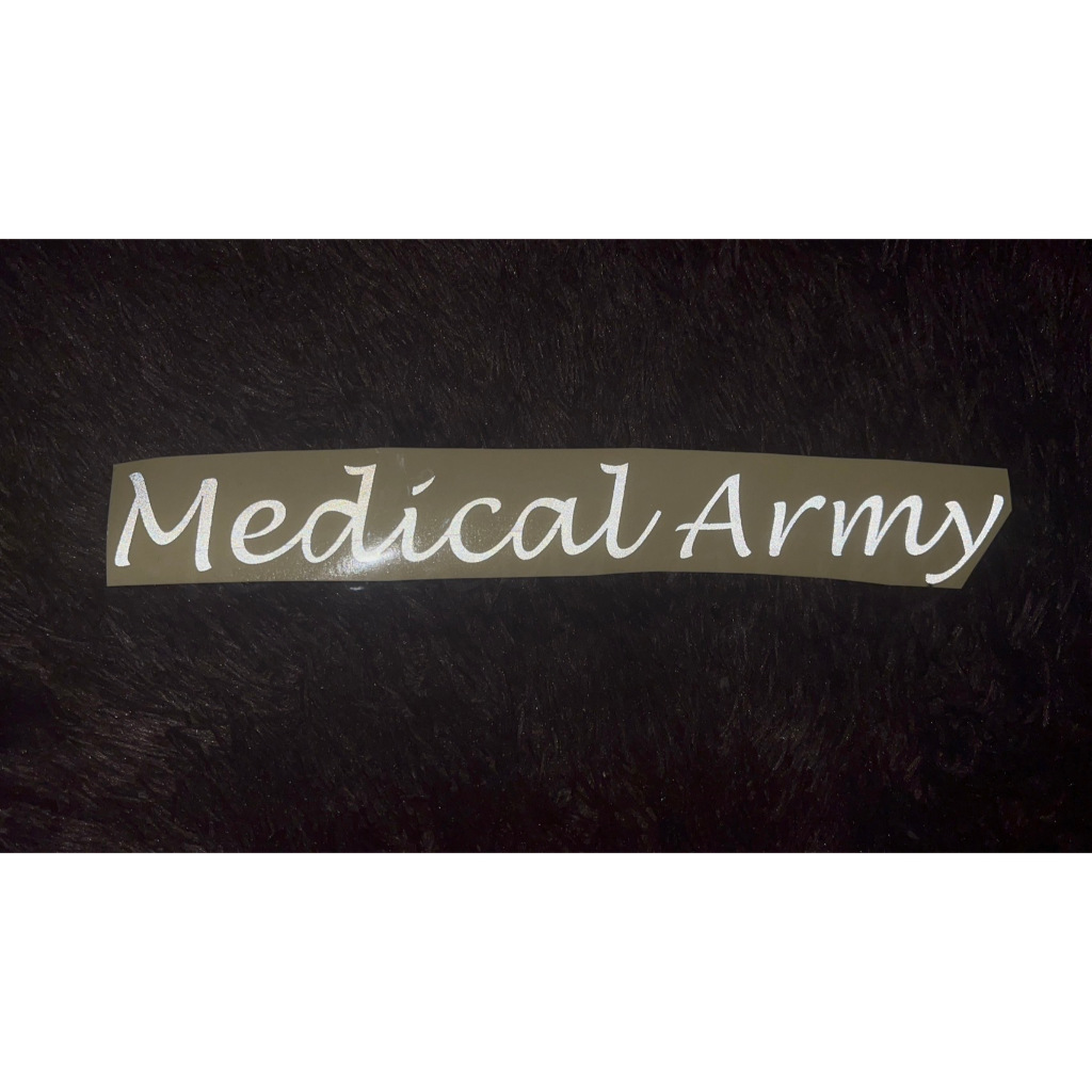 Jual Stiker Medical Army Untuk Dokter Militer Dokmil TNI Mahasiswa ...