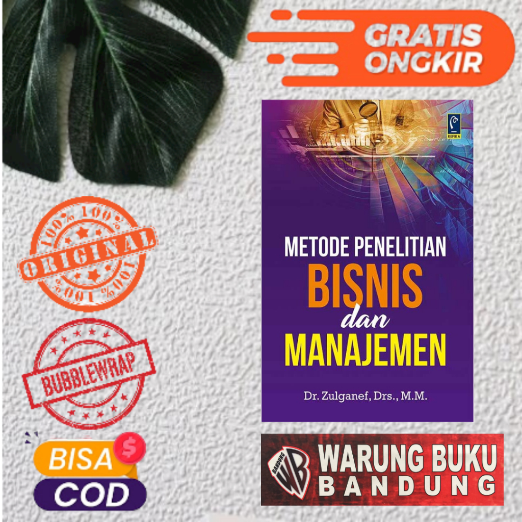Jual BUKU METODE PENELITIAN BISNIS DAN MANAJEMEN - Dr. Zulganef, Drs. M.M. | Shopee Indonesia