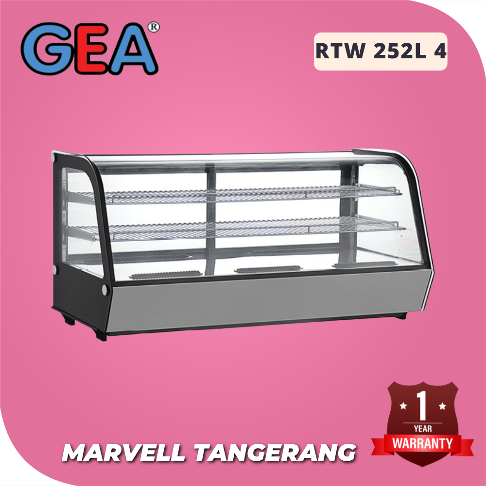 Jual Counter Top Cake Showcase GEA RTW 252L 4 / Kulkas Display Kue ...