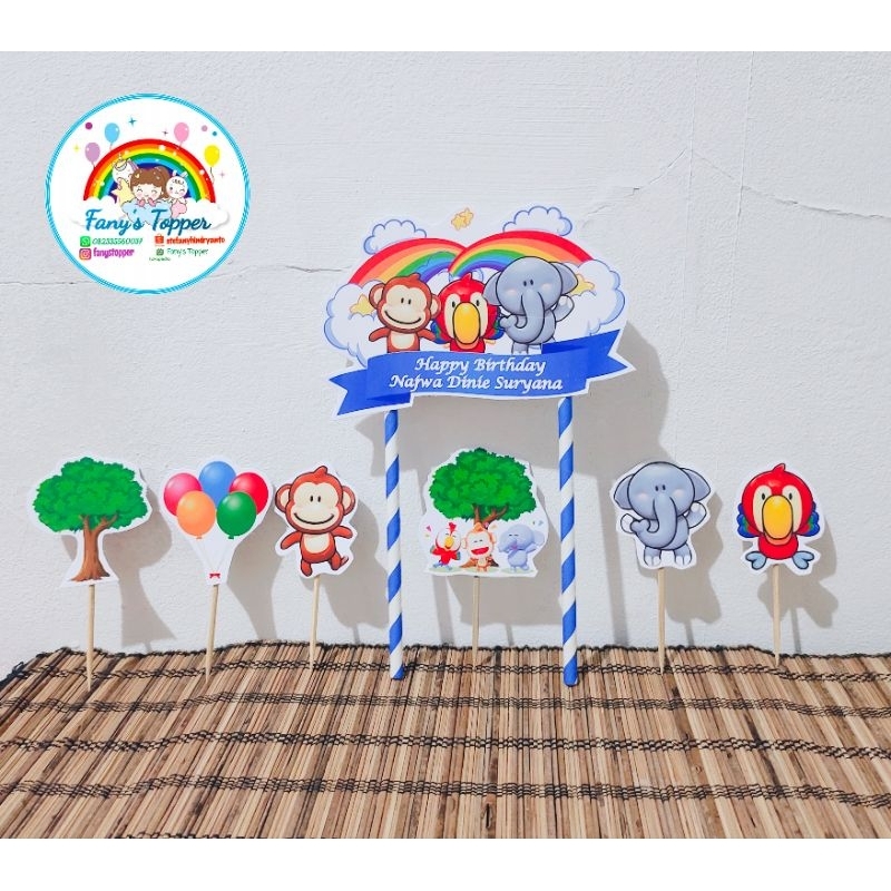 Jual Topper Balita Baba Lili Tata topper ulang tahun topper happy ...