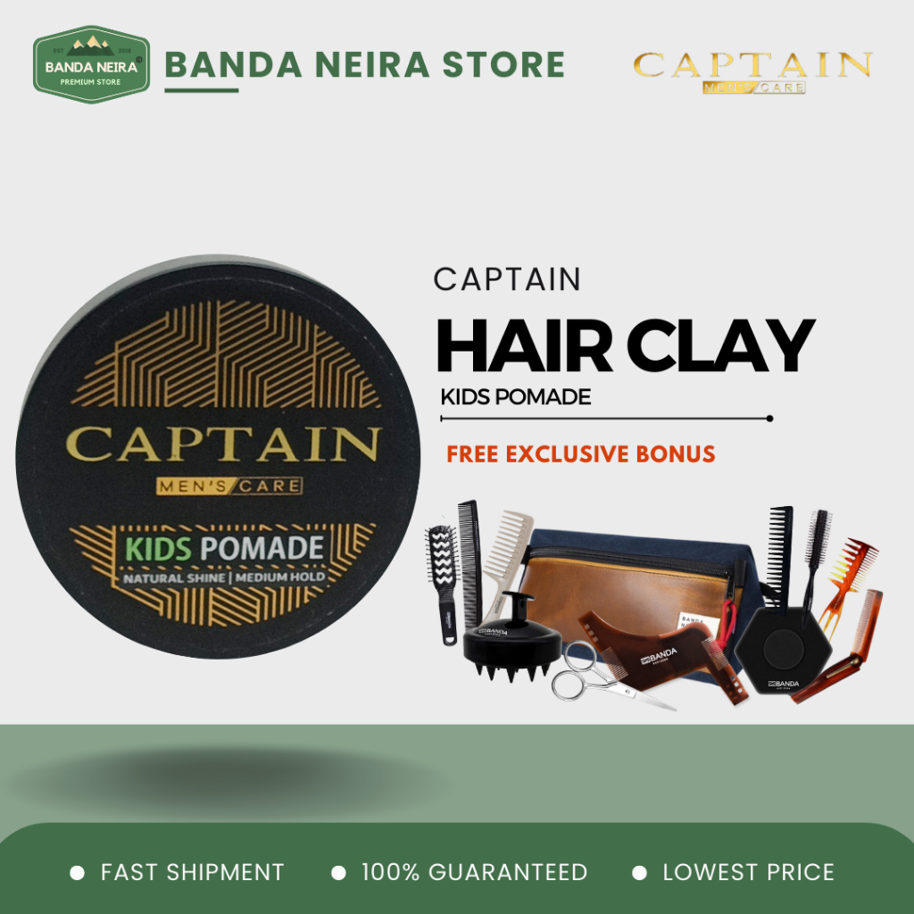 Jual CAPTAIN Kids Hair Clay Pomade | Shopee Indonesia