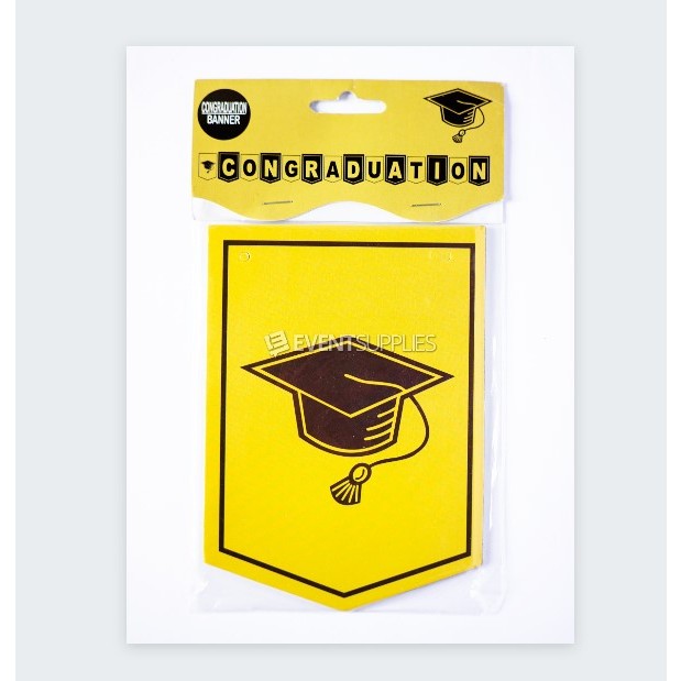 Jual Banner Karakter Graduation Kelulusan Bunting Flag Wisuda | Shopee ...