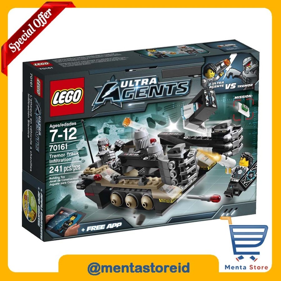Jual LEGO Ultra Agents 70161 Tremor Track Infiltration | Shopee Indonesia