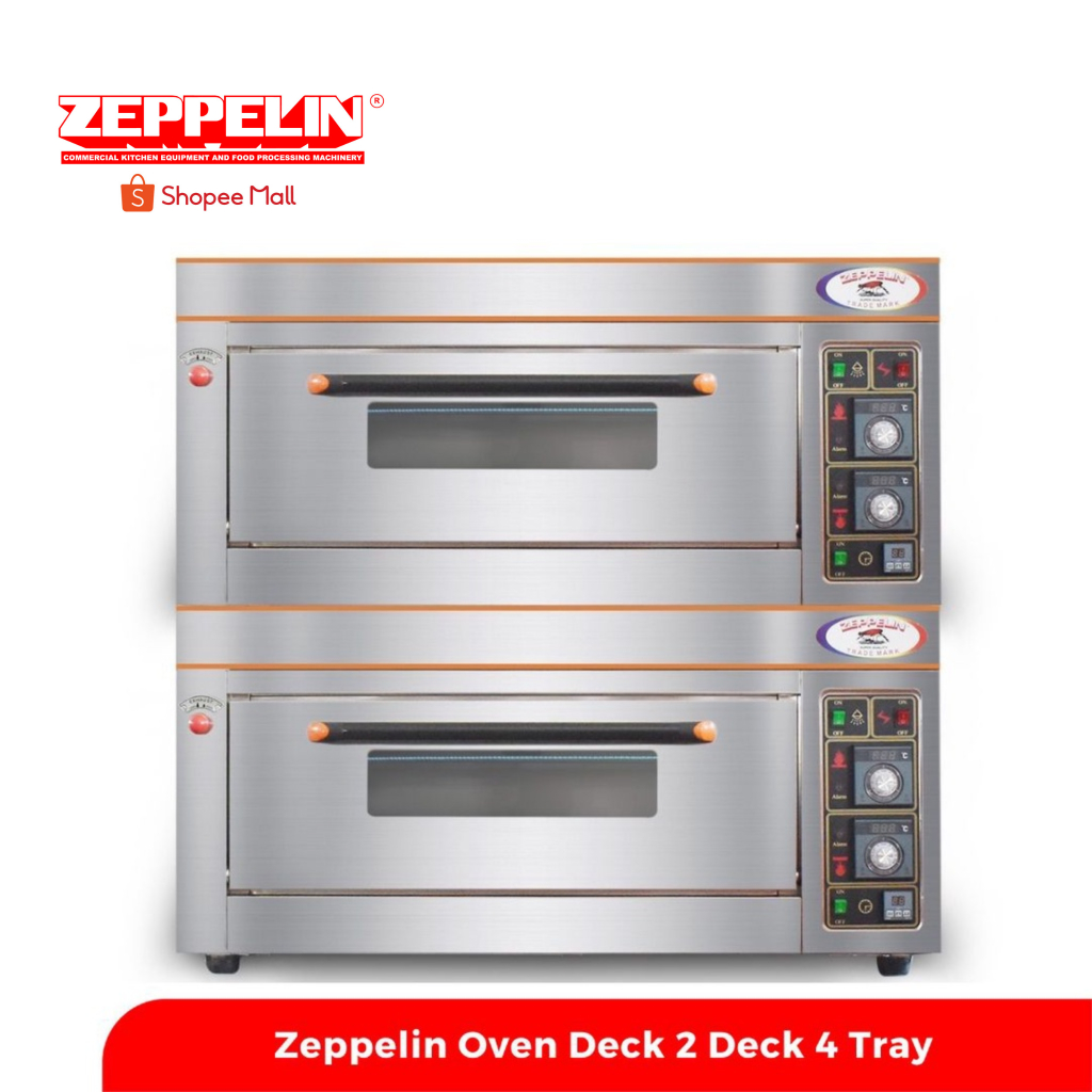 Jual Zeppelin Oven Deck Gas 2 Pintu 4 Loyang | Shopee Indonesia