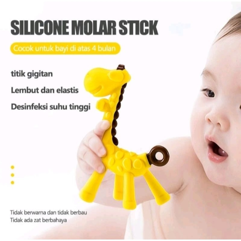 Jual Giraffe teether/ gigitan bayi bentuk jerapah | Shopee Indonesia