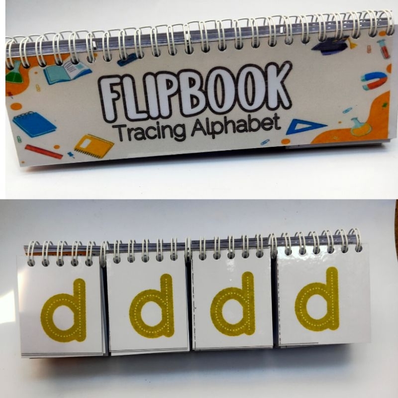 Jual Flipbook Tracing Alphabet 4 Huruf Kata Pertama | Shopee Indonesia