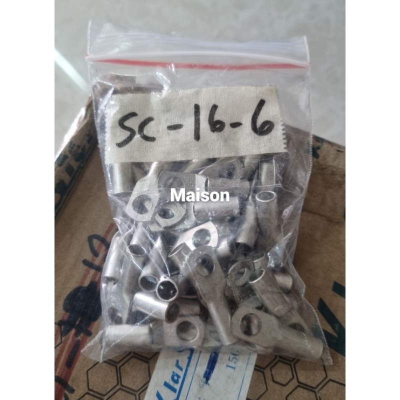Jual Skun kabel 16mm Skun SC 16-6 MM Pack isi 100 | Shopee Indonesia