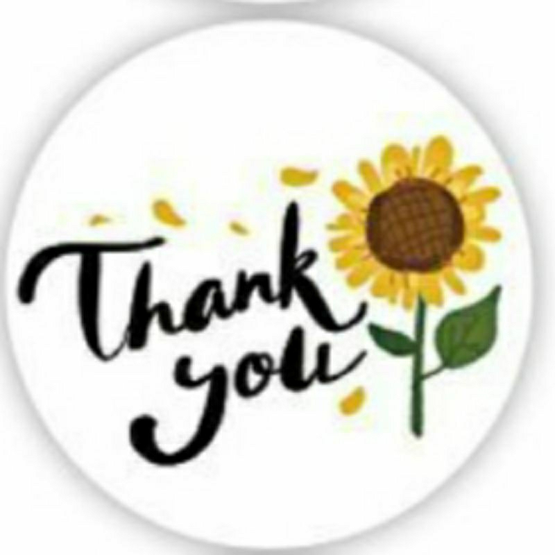 Jual (100 pcs) Sticker Thank You /stiker terima kasih part 2 | Shopee ...