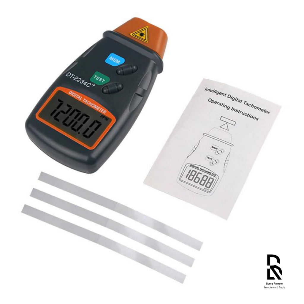 Jual TACHOMETER ALAT UNTUK CEK KECEPATAN 2.5 - 100000 RPM PENGUKUR ...