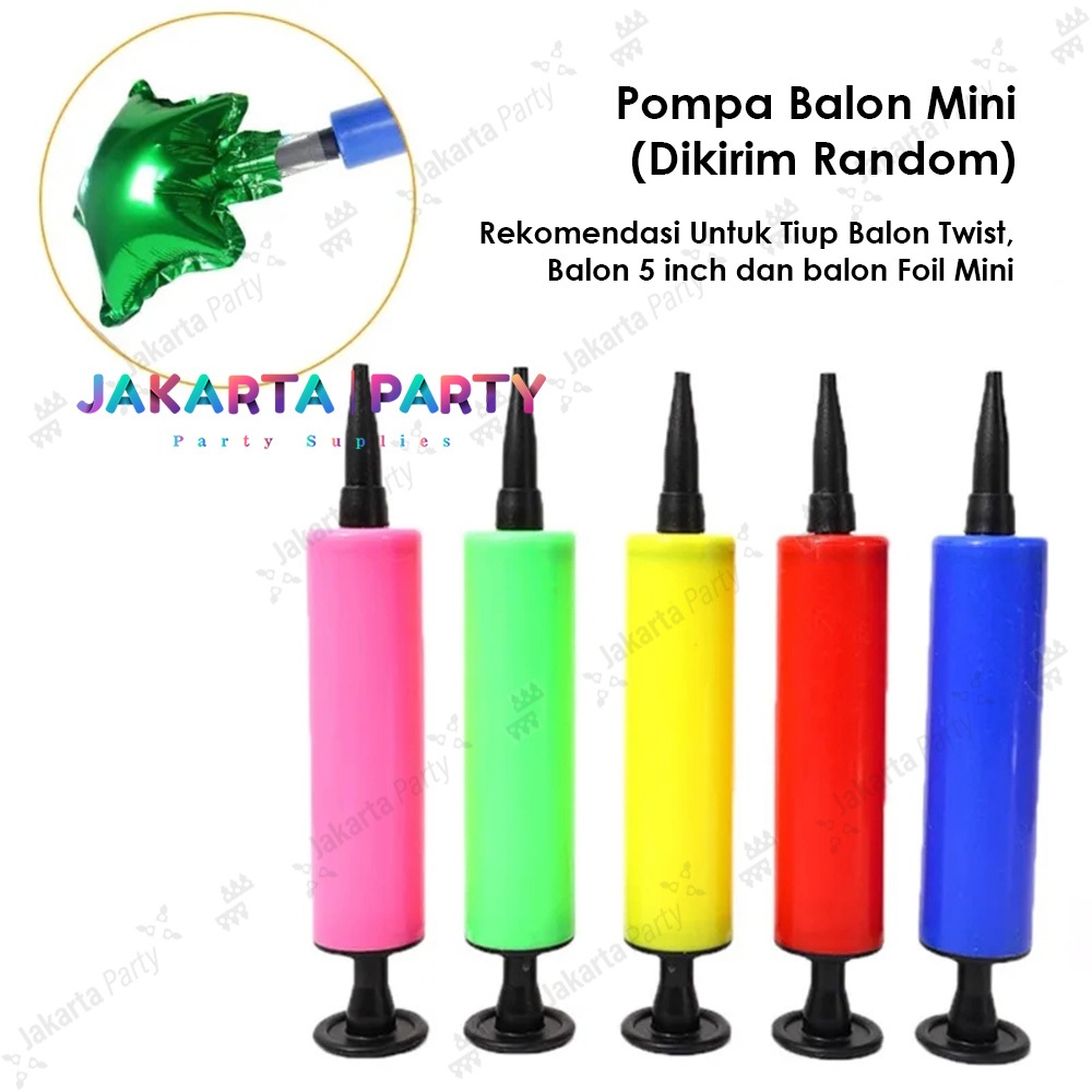Jual Pompa Balon Tangan Manual / Pompa Angin Mini Warna Warni / Pompa ...