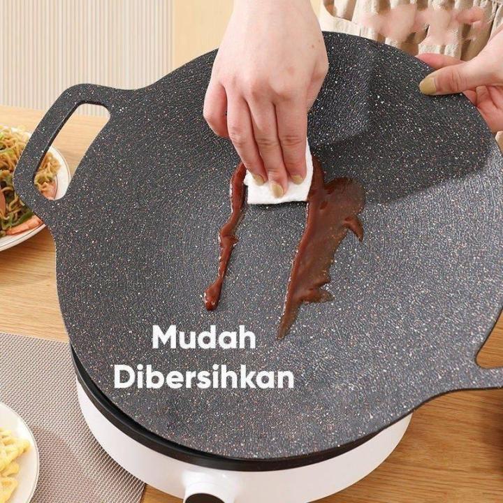 Jual { OMG } Wajan Pemanggang Anti Lengket 34cm / Wajan Pemanggang ...