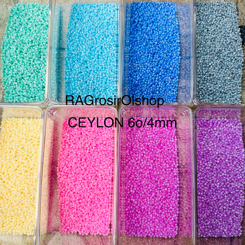Jual Manik Mote Payet Pasir 6o/ 4mm Full Color | Shopee Indonesia