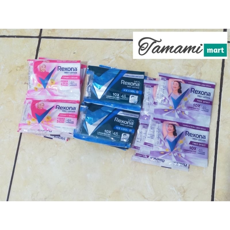 Jual Rexona sachet free spirit / ice cool renceng isi 12 x 9gr | Shopee ...