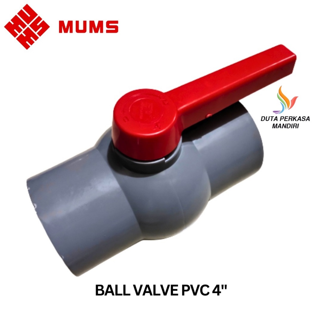 Jual DPM - GLX Ballvalve Ball Valve Stop Kran KERAN 4" Inch PVC Polos plastik | Shopee Indonesia