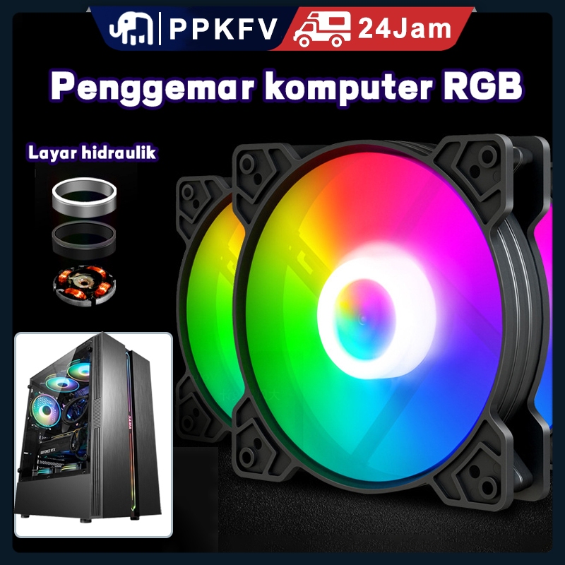 Jual （COD）Fan Casing /fan casing 12cm /fan casing rgb /kipas pendingin ...