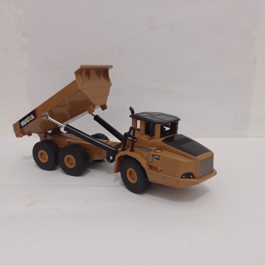 Jual Promo Diecast excavator Huina metal Grab Timber Drill Articulated ...