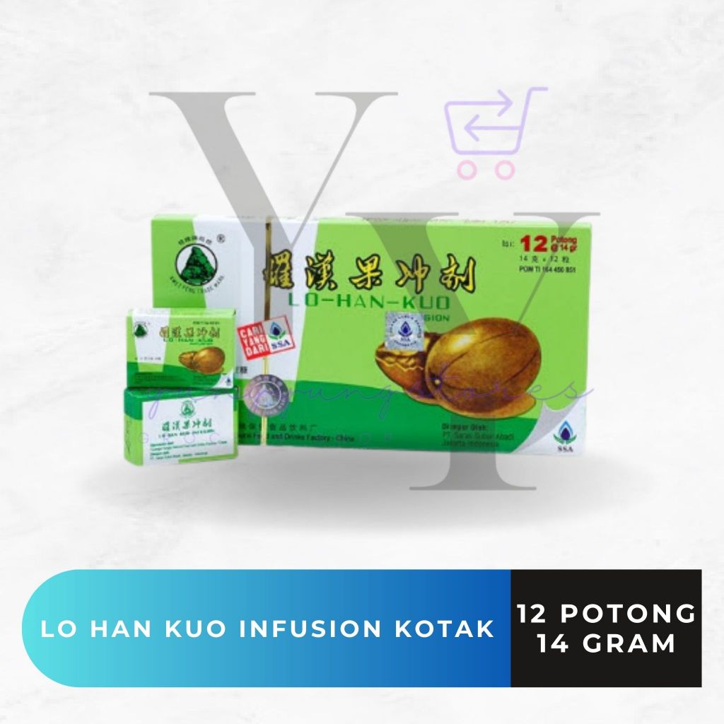 Jual Lo Han Kuo Infusion Kotak 12 potong @ 14 gram | Shopee Indonesia