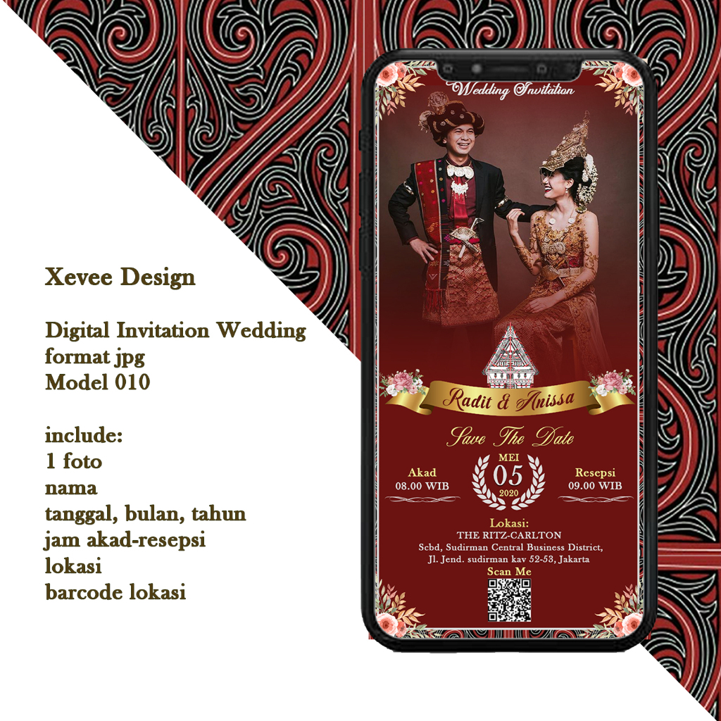 Jual UNDANGAN JPG UNDANGAN FOTO UNDANGAN DIGITAL E INVITATION UNDANGAN ...