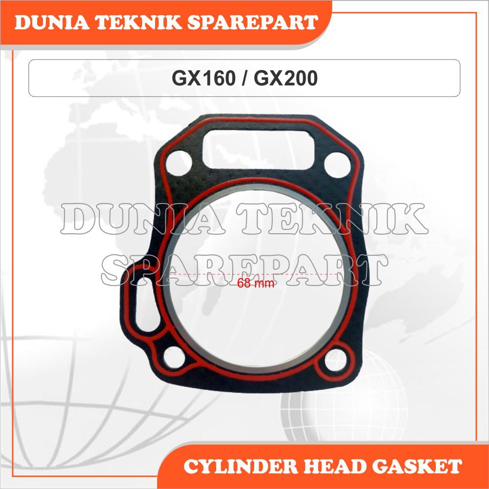 Jual GX160 GX200 CYLINDER HEAD GASKET / PACKING KOP / PACKING DEKSEL UNTUK MESIN PENGGERAK ...