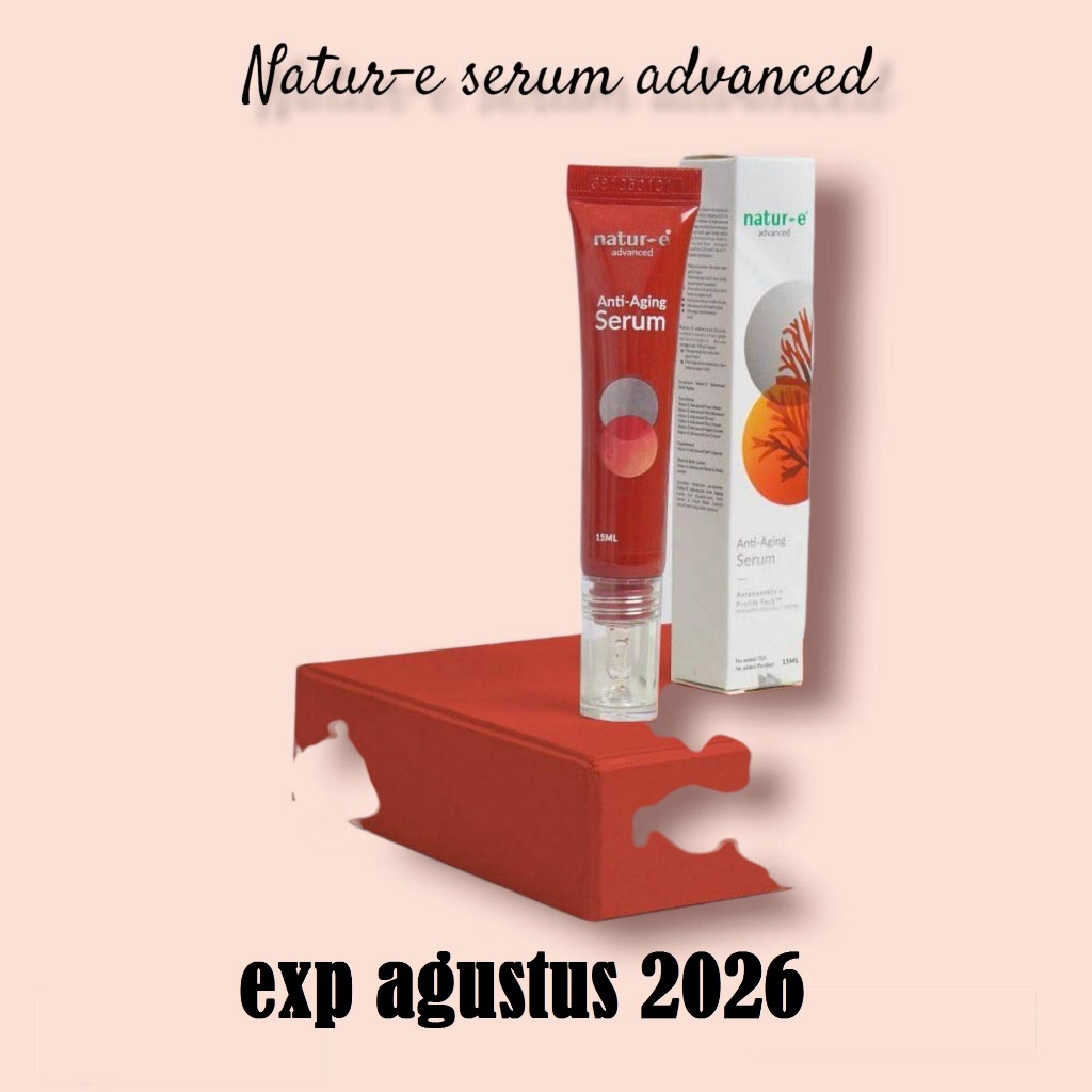 Jual natur -e advanced anti aging serum 15ml / nature -e advanced serum ...