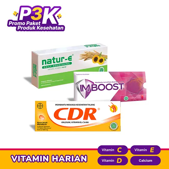 Jual Paket Vitamin Harian Tingkatkan Imun Natur E Vit E Imboost CDR Vit ...