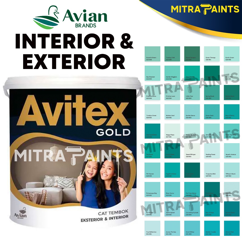 Jual AVITEX GOLD 5 KG CAT TEMBOK INTERIOR EKSTERIOR / AVIAN WARNA TOSCA ...