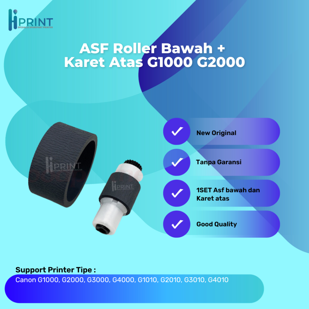 Jual ASF Roller Bawah plus Karet Atas Canon G1000 G2000 G3000 G4000 ...