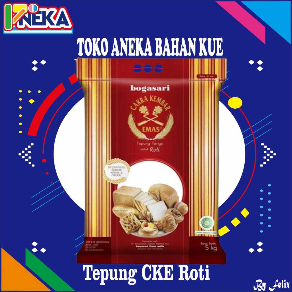Jual Tepung Cakra Kembar Emas Roti 5kg | Shopee Indonesia