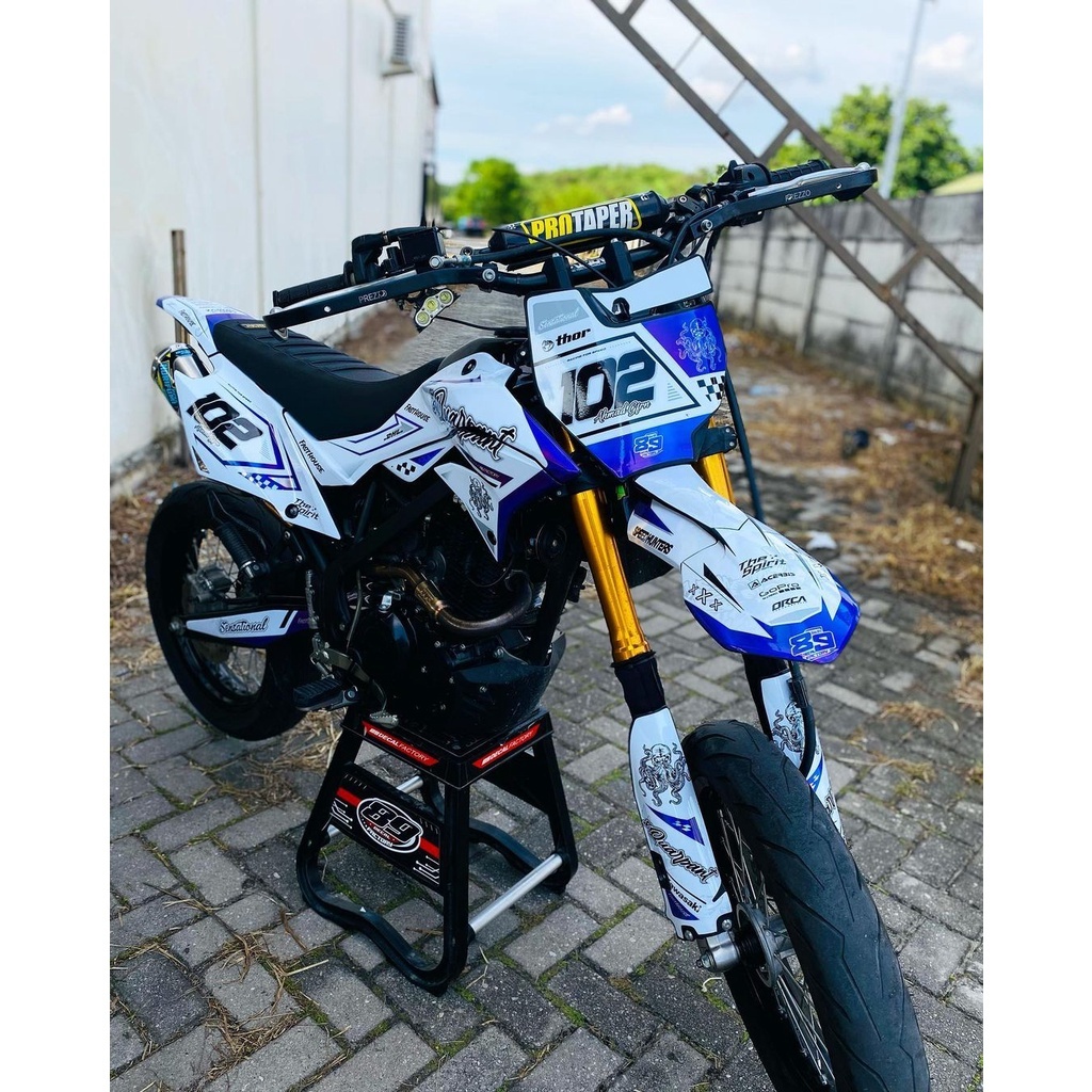 Jual Decal/Stiker KLX BF/ DTX-WR155/klx gordon/CRF full body(Bisa ganti ...