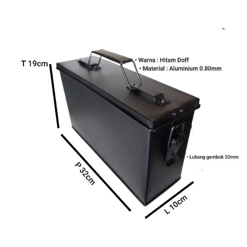 Jual Box Mini Aluminium 0.8 / Kotak penyimpanan mini / kotak alat ...