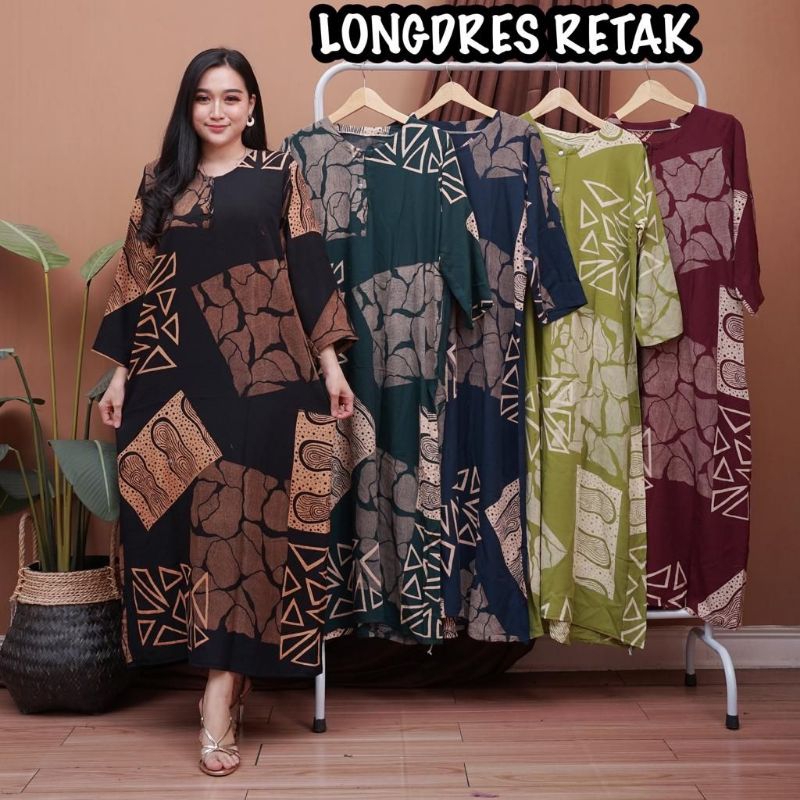 Jual Paket Hemat 100 Ribu 3 Pcs Daster Panjang / Longdress Ibu Muda ...