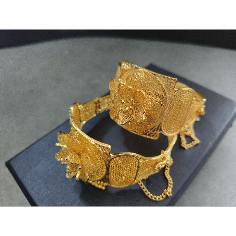 Jual gelang kendari lapis emas 24k asli kerajinan tangan yogyakarta ...