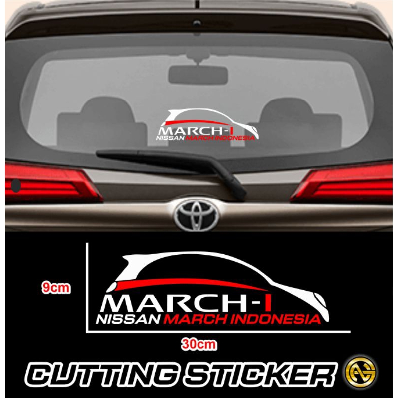 Jual Stiker mobil Nissan march Indonesia | Shopee Indonesia