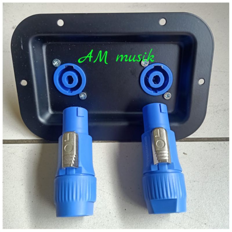 Jual PLAT BOX SPIKON SPEAKER INPUT DAN OUTPUT TERMINAL BOX/PLAT BESI ...