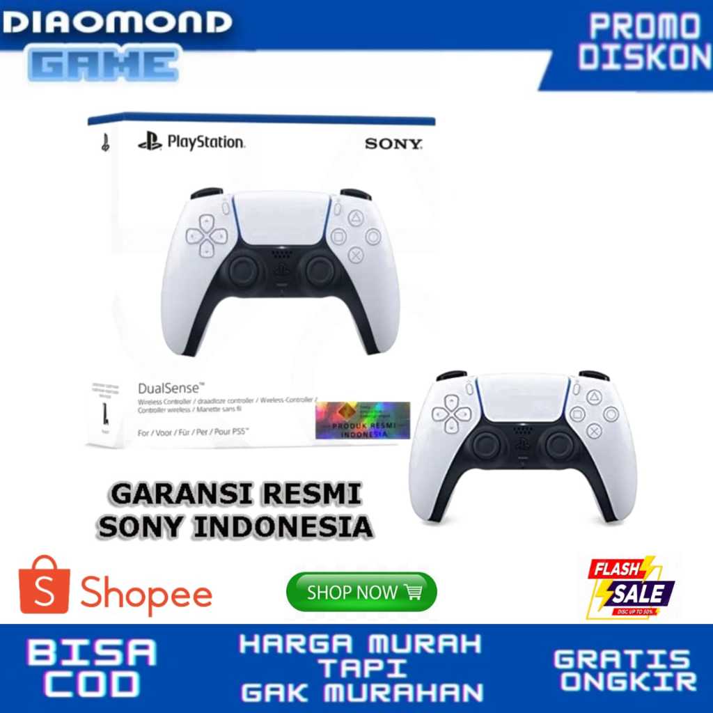 Jual STIK PS5 STICK PS5 WIRELESS CONTROLLER DUALSENSE PS5 Garansi Resmi | Shopee Indonesia