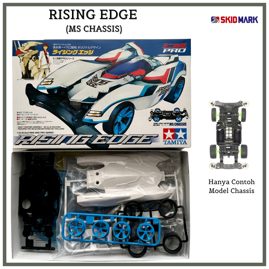Jual Mobil Rakit Tamiya Mini 4WD - Rising EDGE MA Chassis (ORIGINAL ...