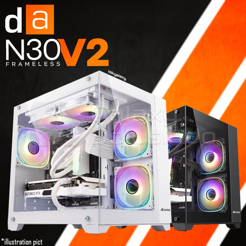 Jual Digital Alliance DA Gaming N30S V2 Tempered Glass M-ATX Gaming ...